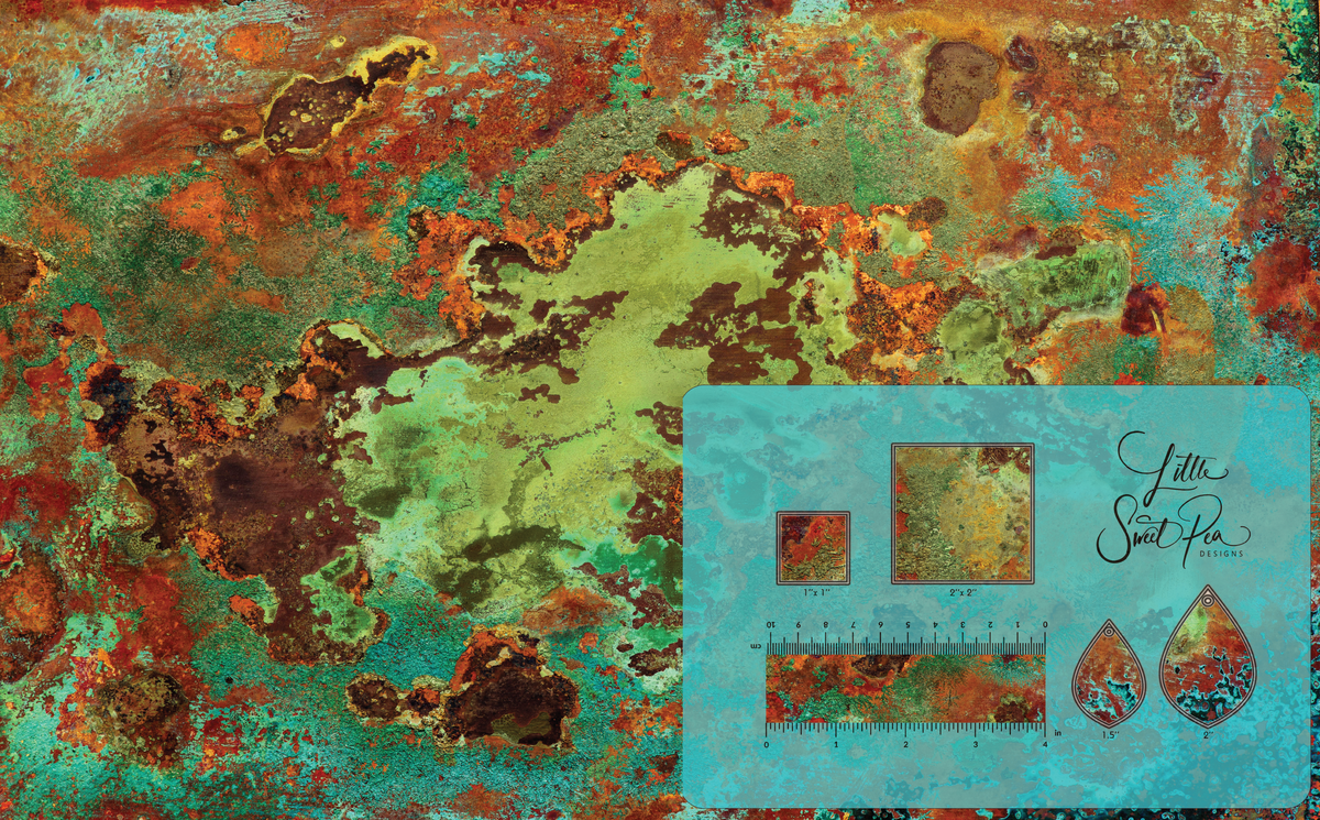 3161 - Deep Rusted Copper Colors – Little Sweet Pea Designs