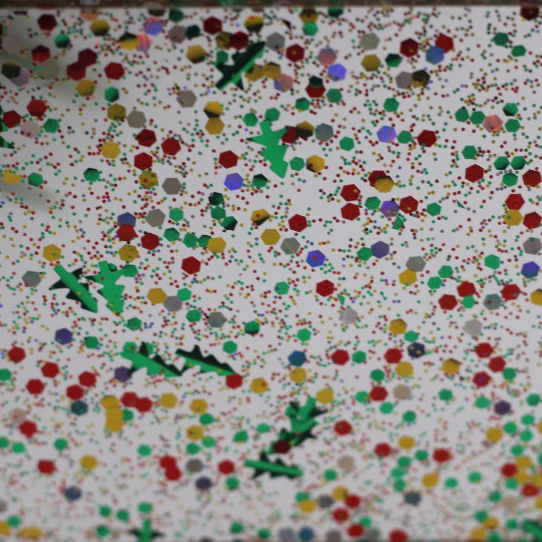Christmas Confetti Glitter - 1/8" Acrylic Sheet – Little Sweet Pea Designs