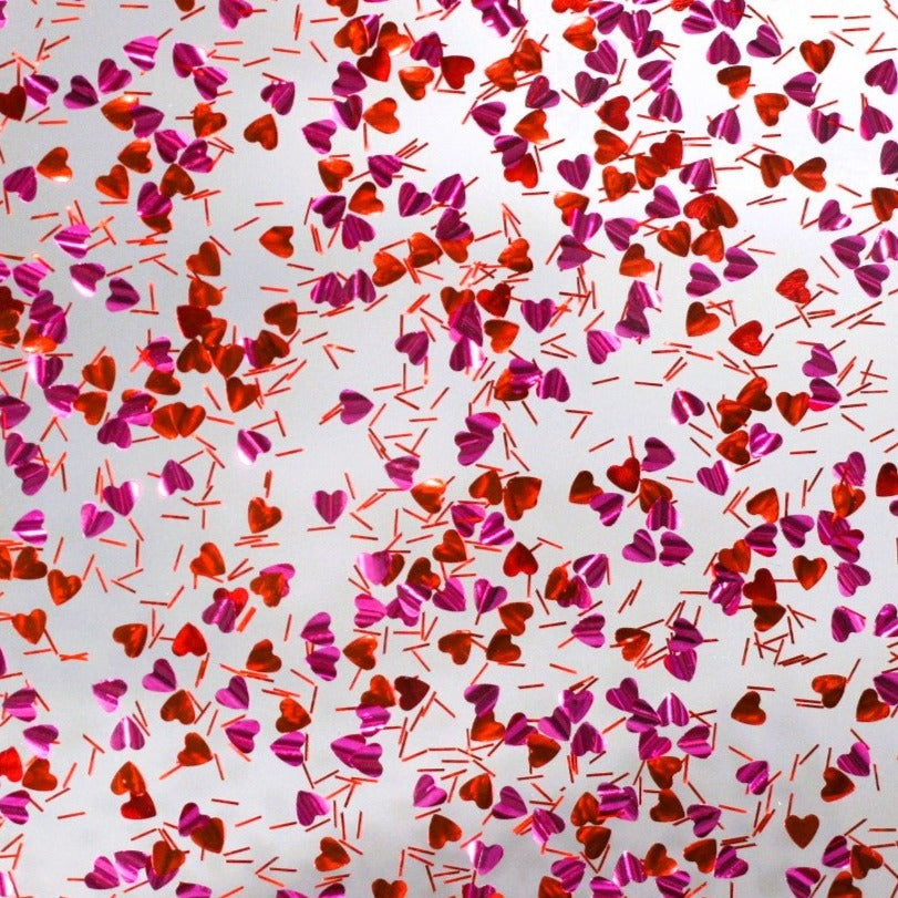 Fushia and Red Heart Confetti - 1/8" Acrylic Sheet – Little Sweet Pea ...