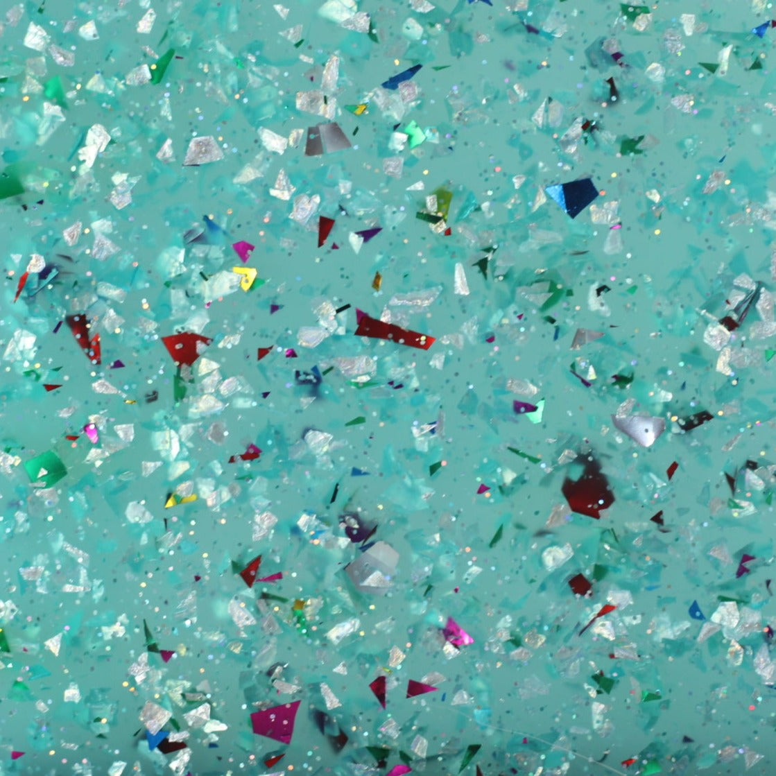 Peacock Party Flakes - 1/8" Acrylic Sheet – Little Sweet Pea Designs