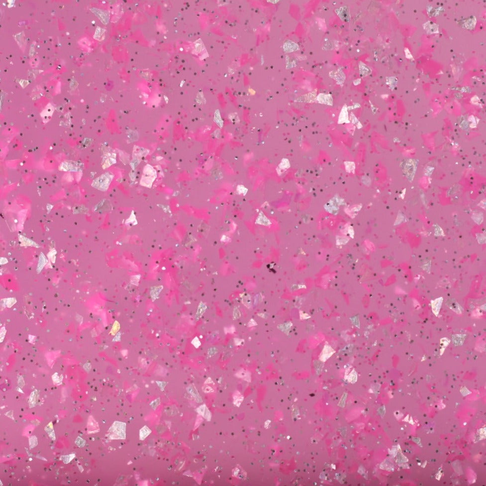 Neon Pink Flakes - 1/8" Acrylic Sheet – Little Sweet Pea Designs