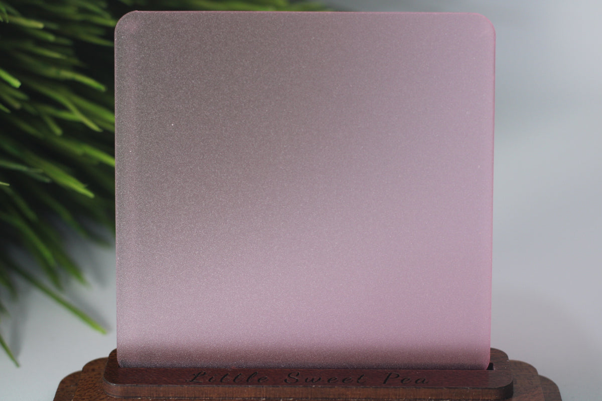Frosted Pink - 1/8" Acrylic Sheet – Little Sweet Pea Designs