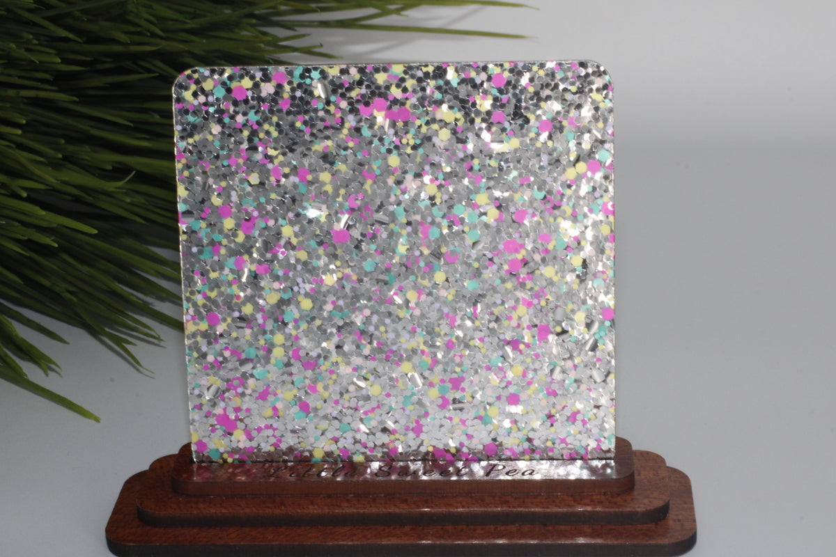 Scratch and Dent: BARGAIN Sparkle Splash Confetti - 1/8" Acrylic Sheet ...