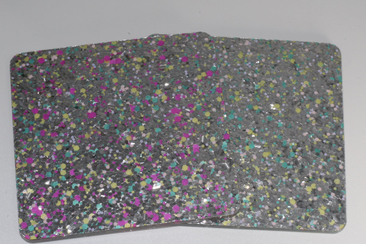 Scratch and Dent: BARGAIN Sparkle Splash Confetti - 1/8" Acrylic Sheet ...