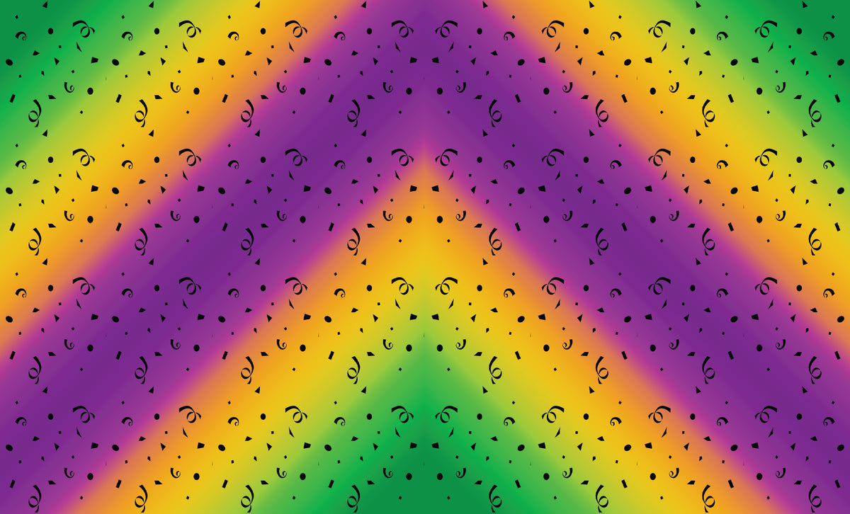 1132 - Mardi Gras Fade – Little Sweet Pea Designs