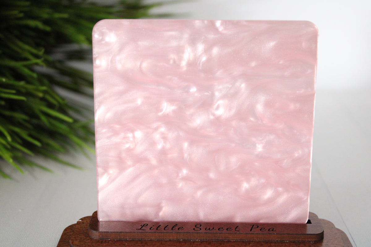 Soft Pink Ripple - 1/8" Acrylic Sheet – Little Sweet Pea Designs