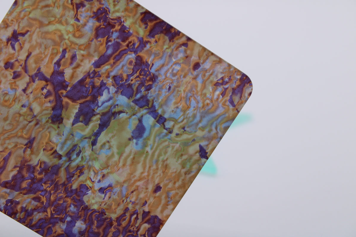 Blue Gold Kaleidescope - 1/8" Celluloid - Acrylic Sheet – Little Sweet ...