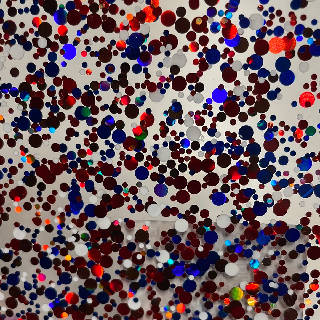 Old Glory Glamorous Dots - 1/8" Cast Acrylic Sheet – Little Sweet Pea ...